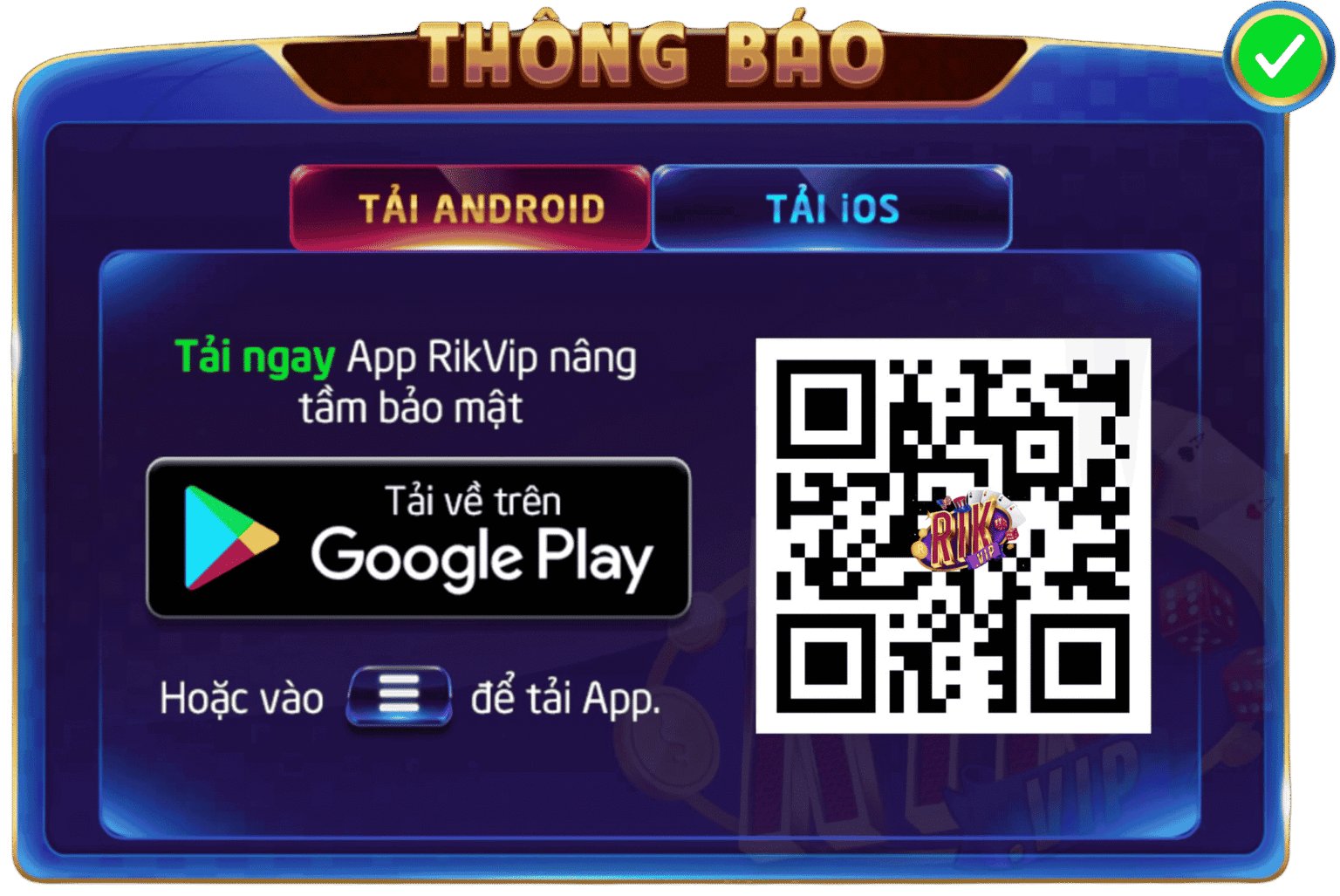 APP RIKVIP | CỔNG GAME TÀI PHIỆT - TẢI RIK VIP NHẬN CODE 79k